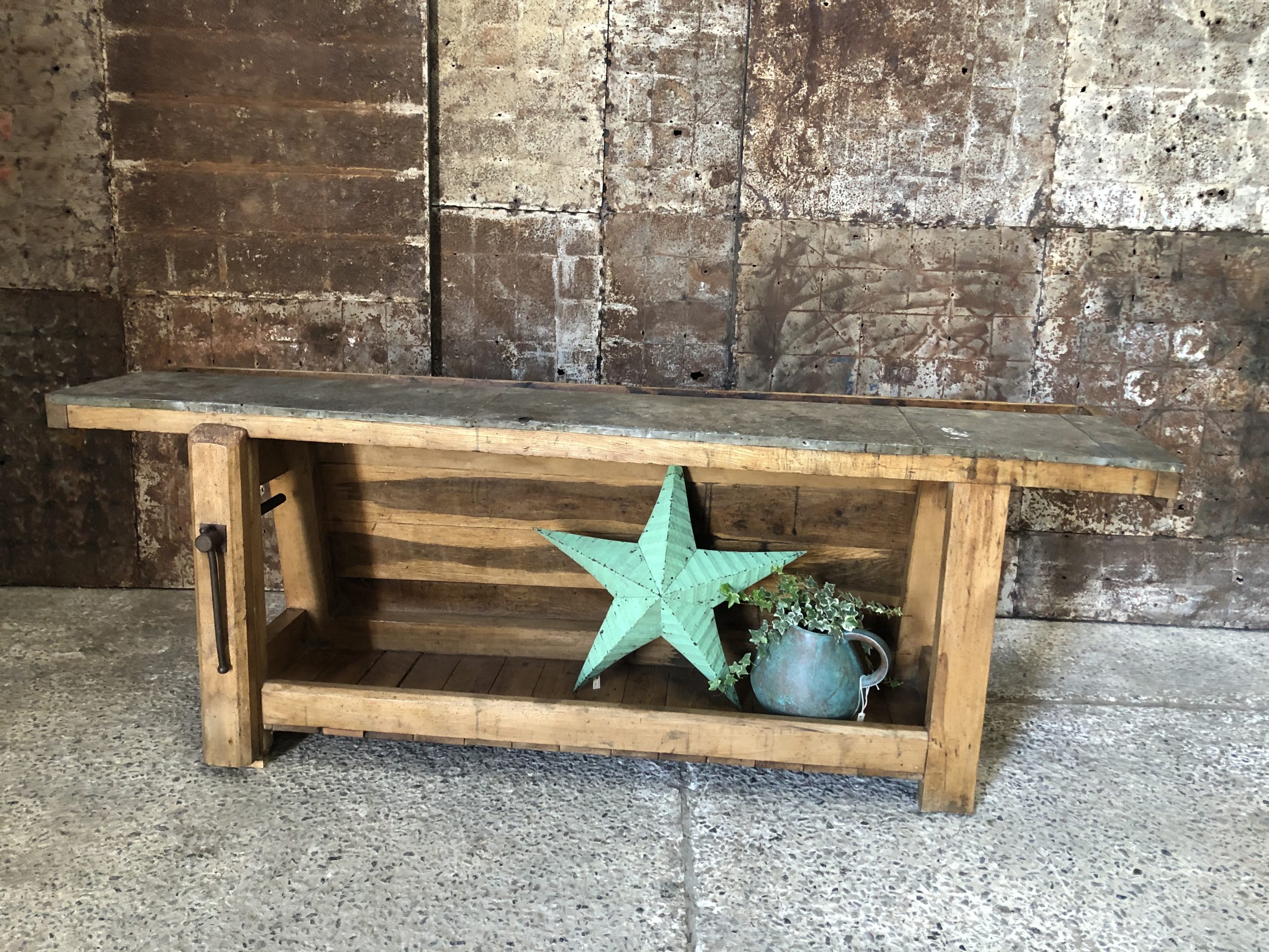 Etabli bois et zinc - Omachido