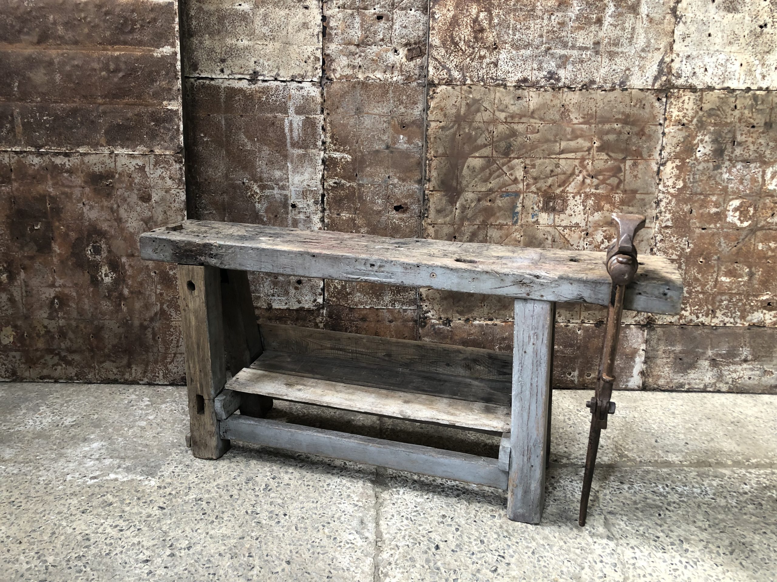 Petit établi avec étaux - Omachido